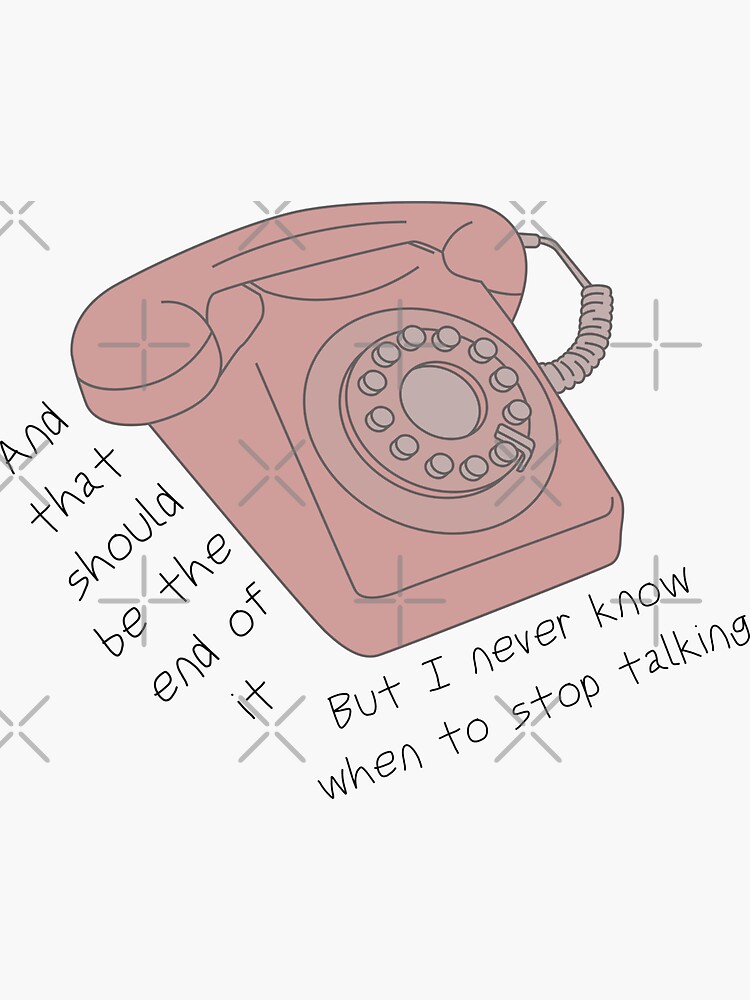 "Lizzy Mcalpine - Called You Again" Sticker for Sale by em-designss ...