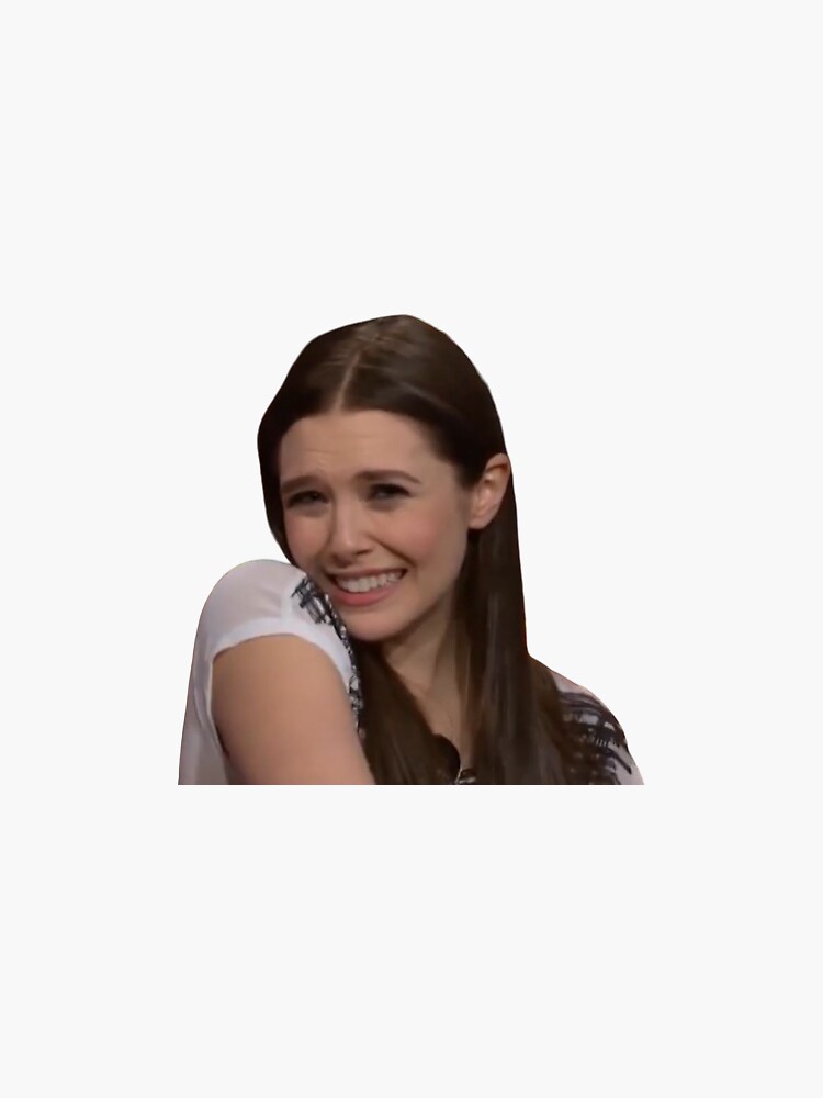 "Cute Lizzie Olsen sticker" Sticker for Sale by lizzieolsenshop | Redbubble