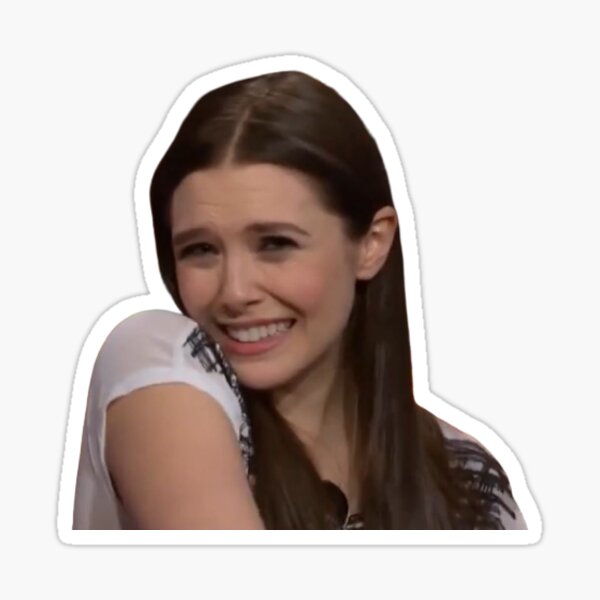 "Cute Lizzie Olsen sticker" Sticker for Sale by lizzieolsenshop | Redbubble
