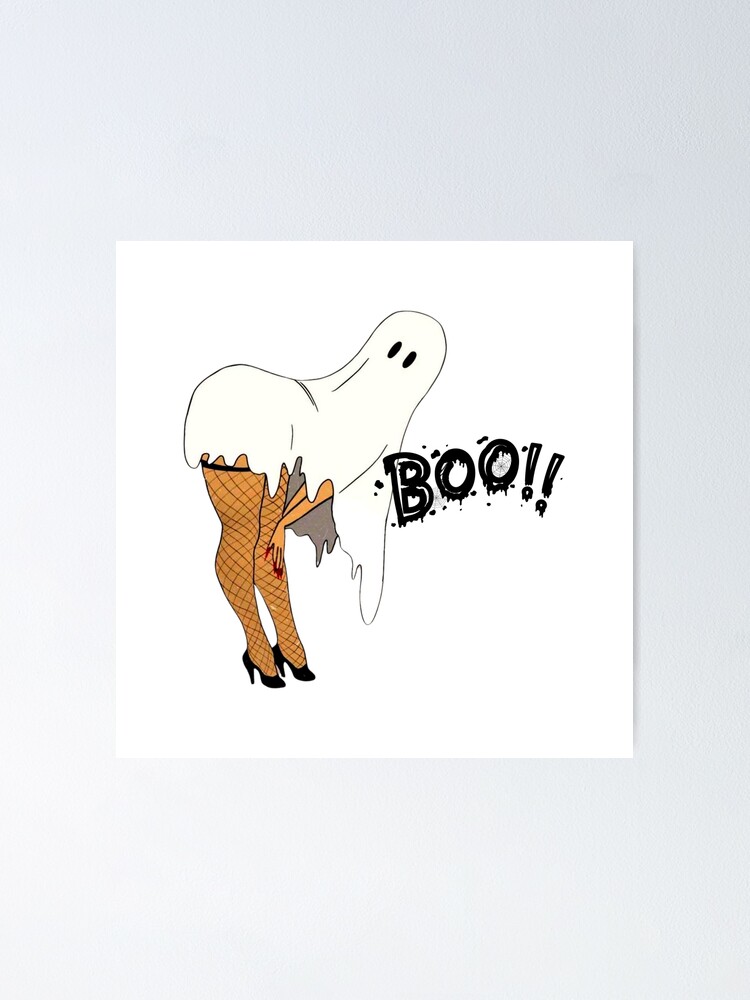 Sexy Ghost Poster For Sale By Msauvage Redbubble