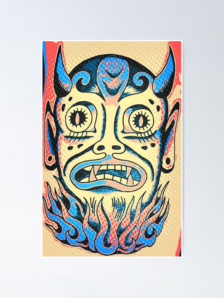 "Demon" Poster for Sale by GRAFFICS-HOUSE | Redbubble