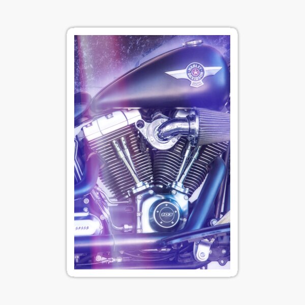 Harley Davidson Fat Boy Stickers | Redbubble