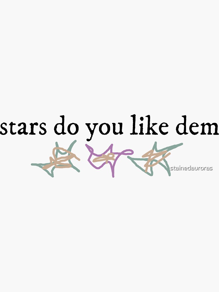 "stars do you like dem - Taylor Swift" Sticker for Sale by ...