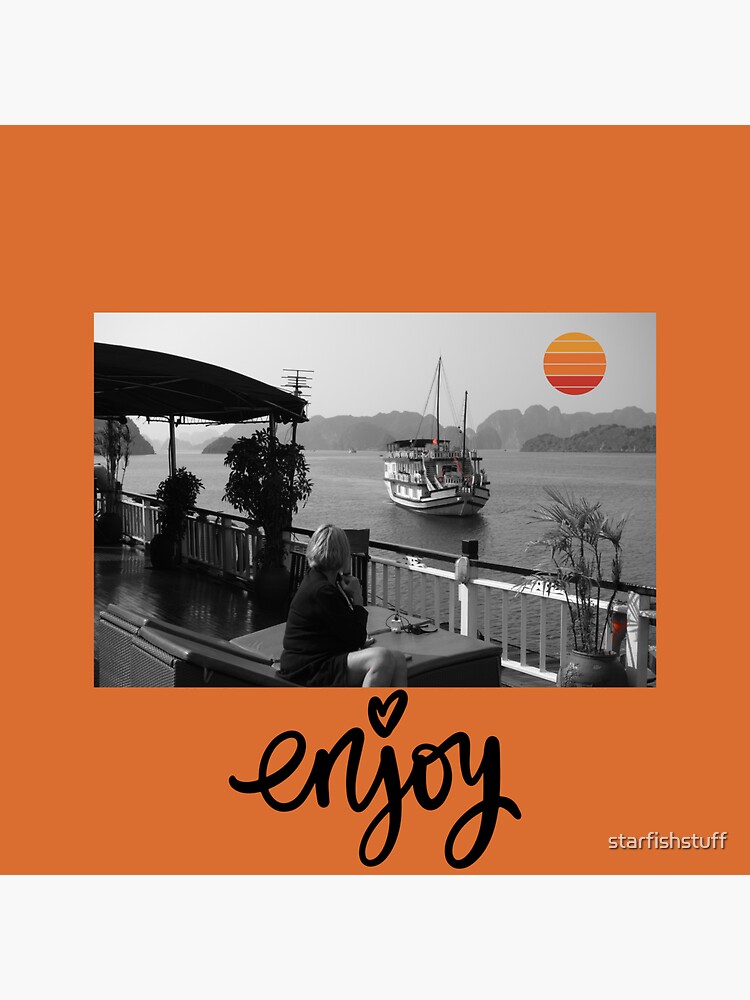 " Always Be Positive ,Enjoy You Life" Sticker for Sale by starfishstuff ...