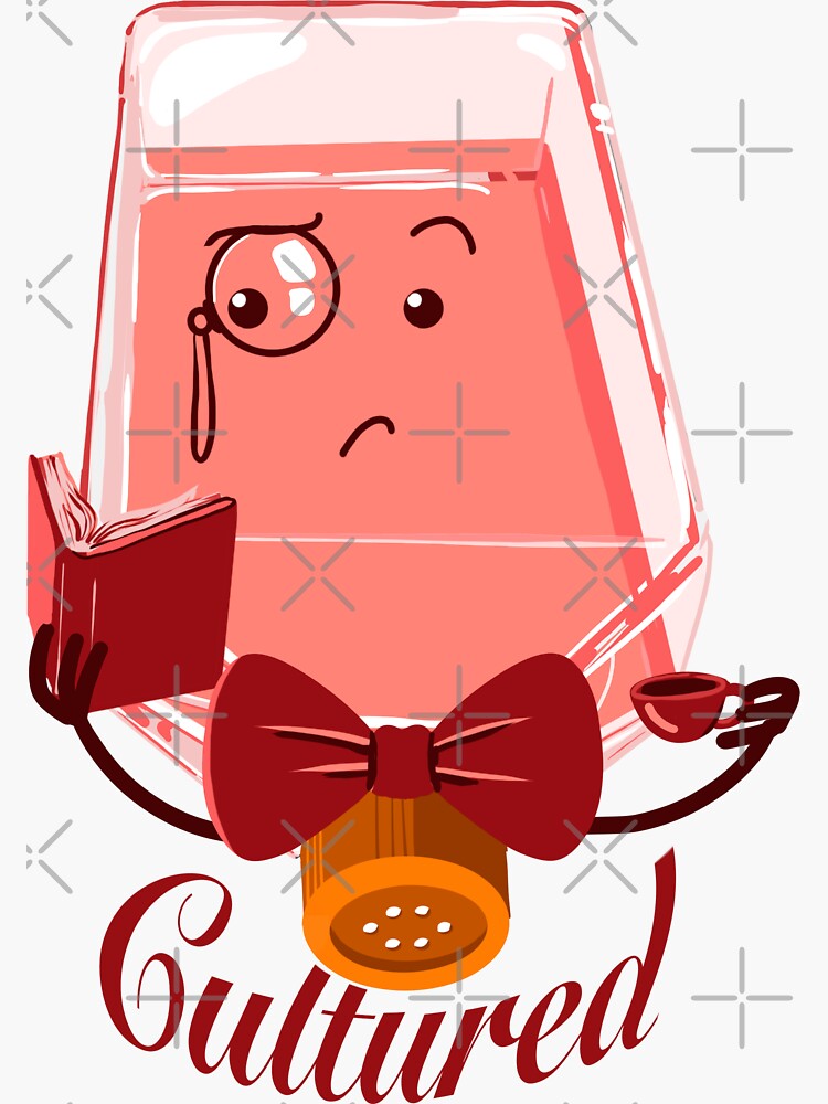 "Cultured culture flask" Sticker for Sale by TrailMixArt | Redbubble