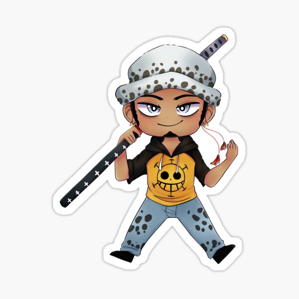 "Trafalgar law one piece" Sticker for Sale by Isaya-neko | Redbubble