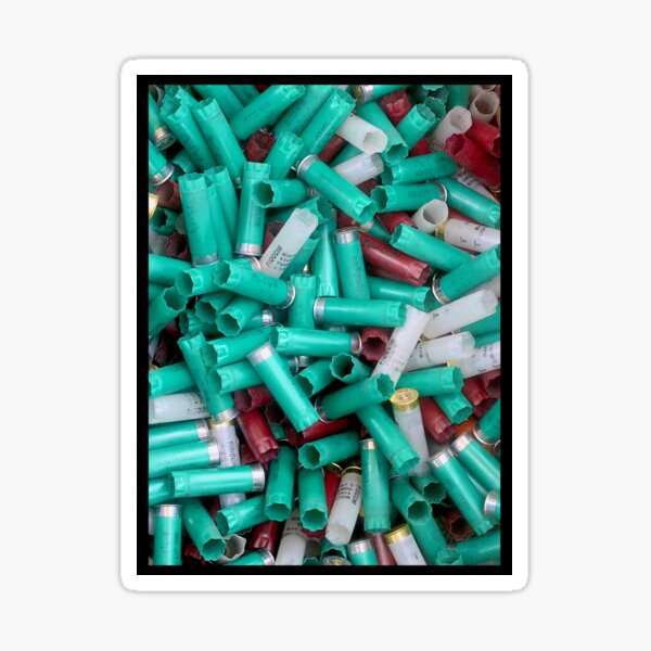 "Shotgun Shell Hulls" Sticker for Sale by RstyBcktWkshp | Redbubble
