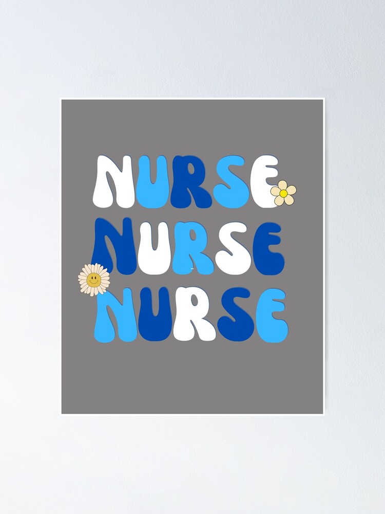 "Nurse Hippie Groovy Letters for Nurses Gifts for Nursing Students and ...