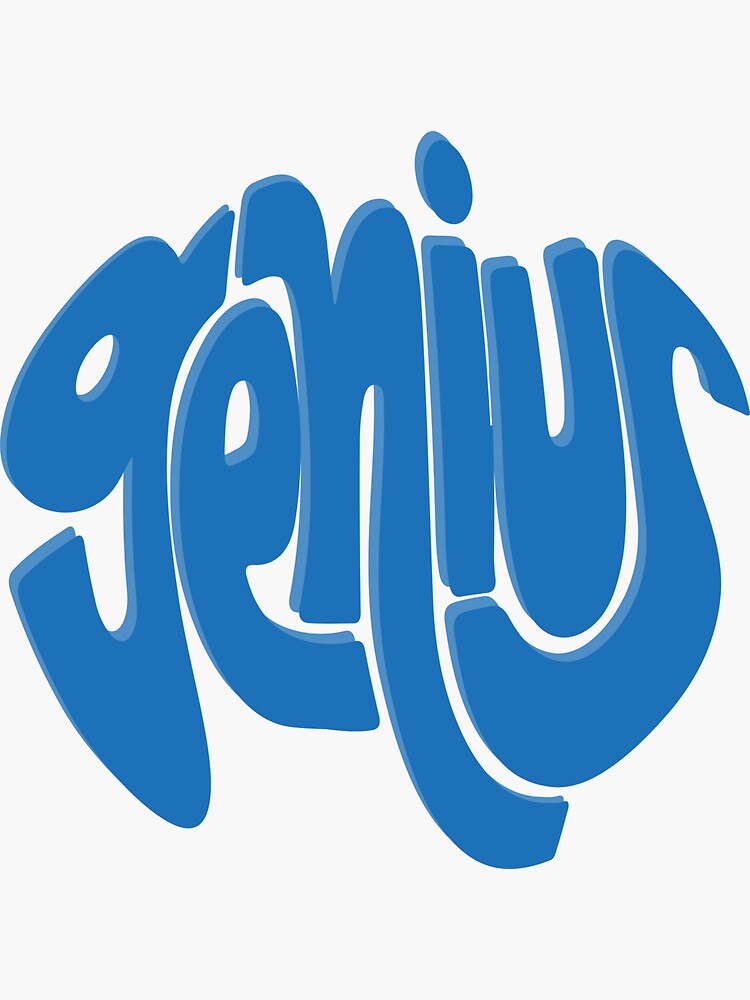 "Genuis For Urban Outfitters" Sticker for Sale by LaMorainAZY | Redbubble