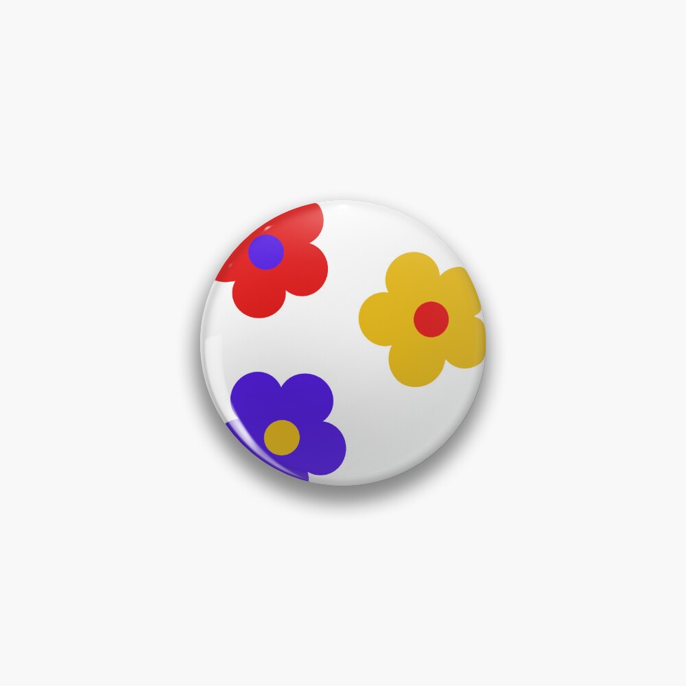 "Primary Color Flowers" Sticker for Sale by maddiejohnsonr | Redbubble