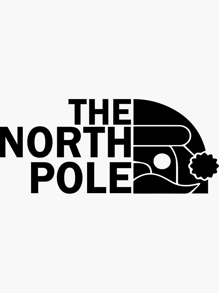 "The North Pole Christmas" Sticker for Sale by Etsny | Redbubble