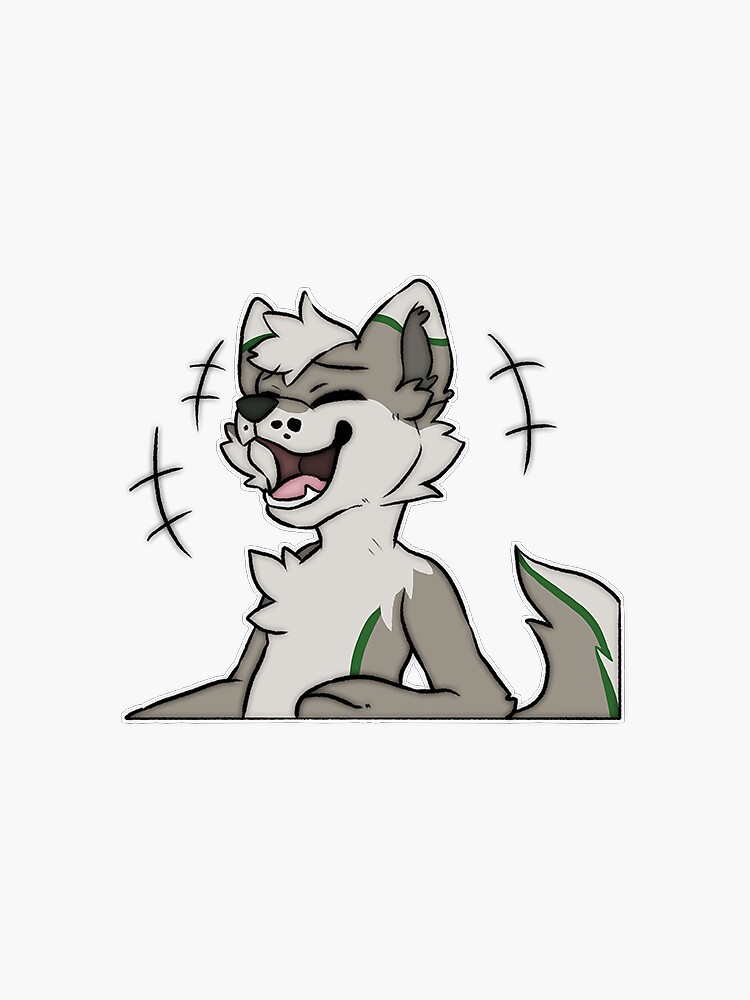 "Tiko Laugh" Sticker for Sale by Harbeep | Redbubble