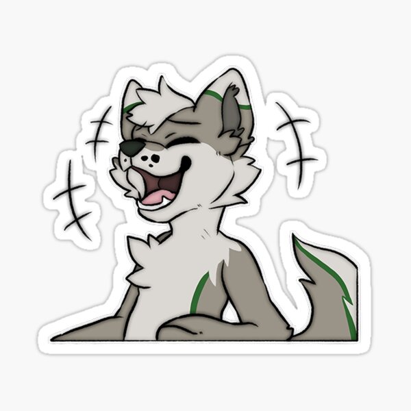 "Tiko Laugh" Sticker for Sale by Harbeep | Redbubble
