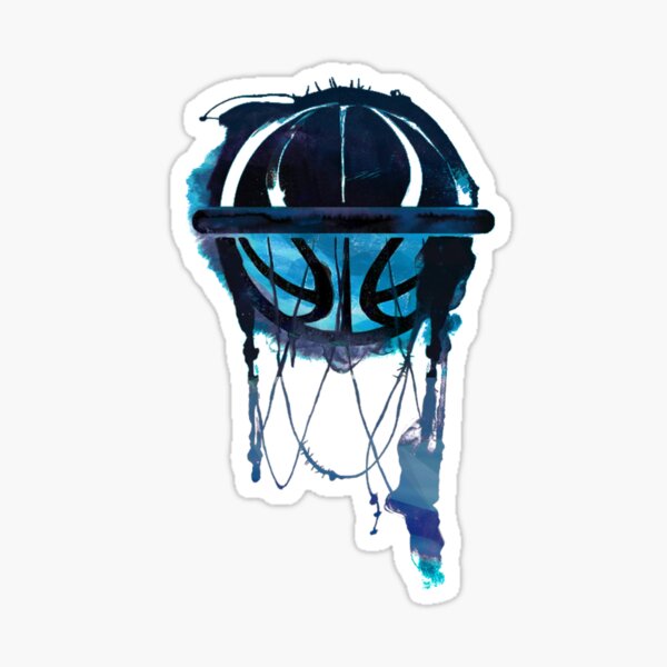 "Basketball at the Rim" Sticker for Sale by fratdd | Redbubble