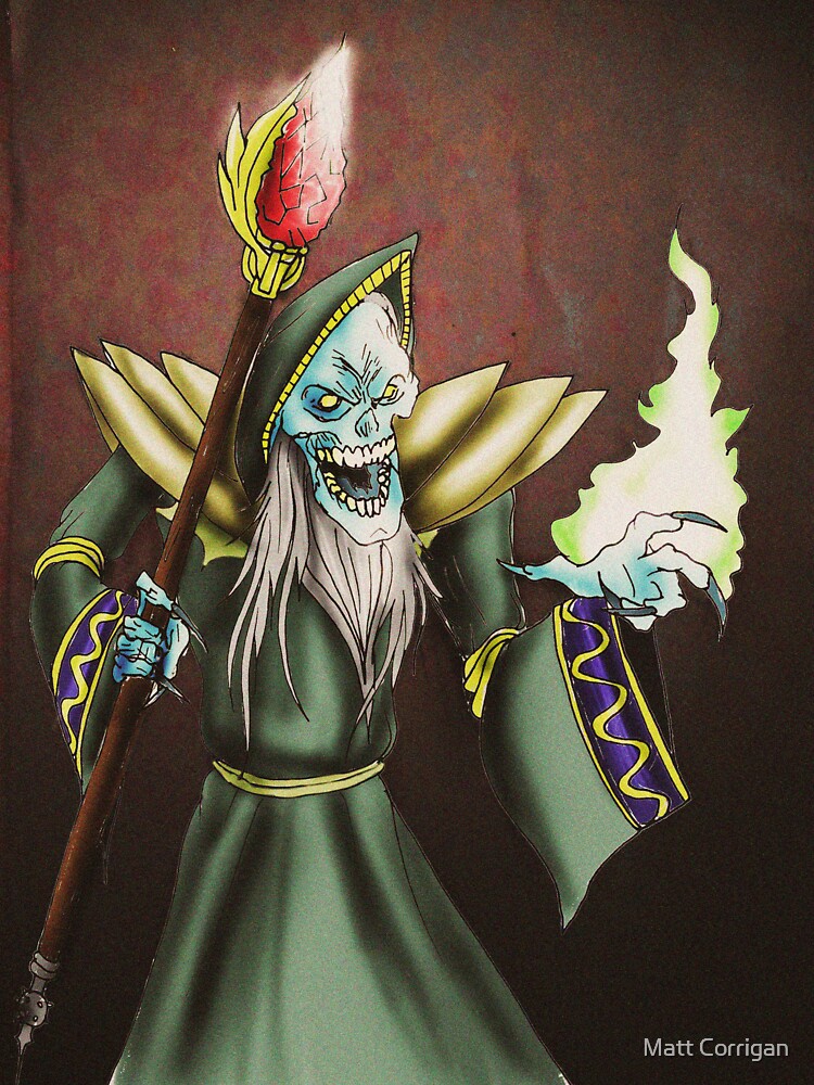 "Evil Wizard illustration" Sticker for Sale by Extreme-Fantasy | Redbubble