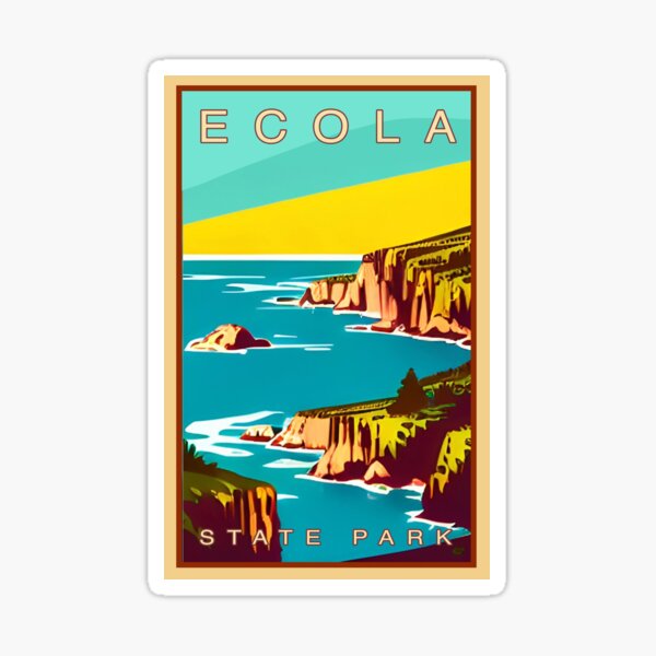 "Ecola State Park Travel Oregon" Sticker for Sale by CattlettArt ...