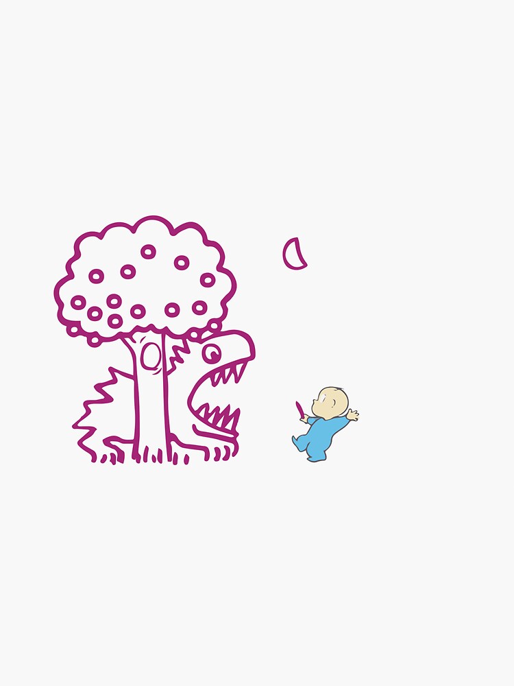 "Harold and the Purple Crayon" Sticker for Sale by Walidovicstore ...