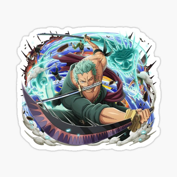 "Roronoa zoro One Piece" Sticker for Sale by ShonnaWener | Redbubble