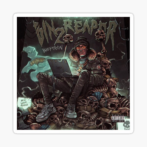 "Tron Bin Reaper 2" Sticker for Sale by Janetsun | Redbubble