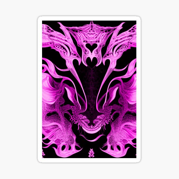 "Pink Scream" Sticker for Sale by TiltedCode | Redbubble