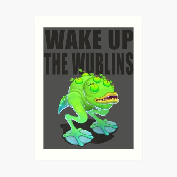 "My Singing Monsters-Wake Up The Wublins-Brump" Art Print for Sale by ...