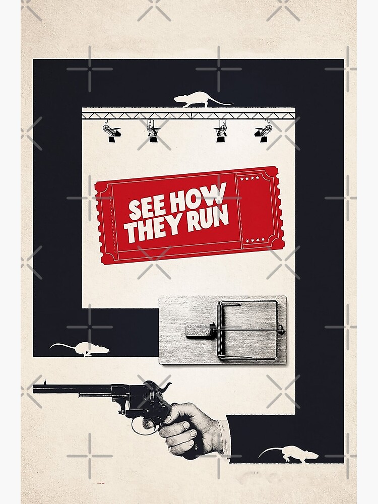 "See How They Run 2022" Poster for Sale by Roxal | Redbubble