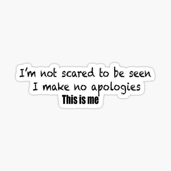 "This is Me- Greatest Showman" Sticker for Sale by kayleigha1995 ...