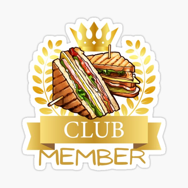 "Club Sandwich" Sticker for Sale by Benb2567 | Redbubble