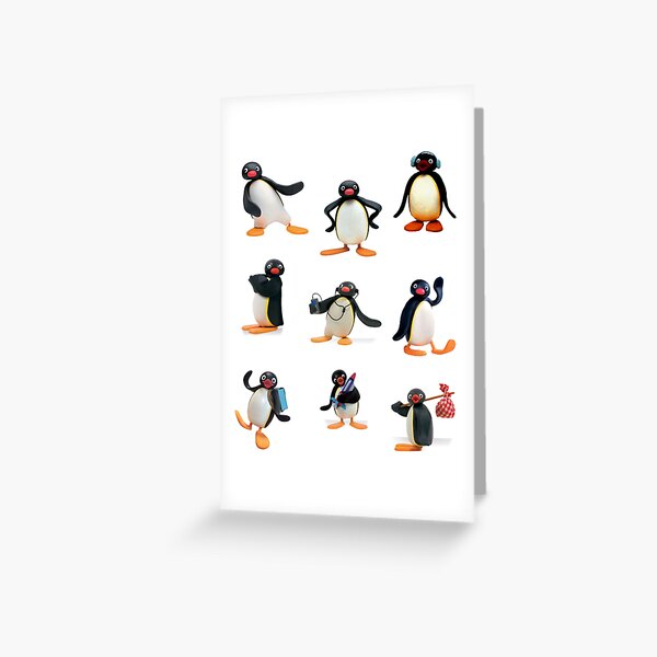 Pingu Greeting Cards | Redbubble