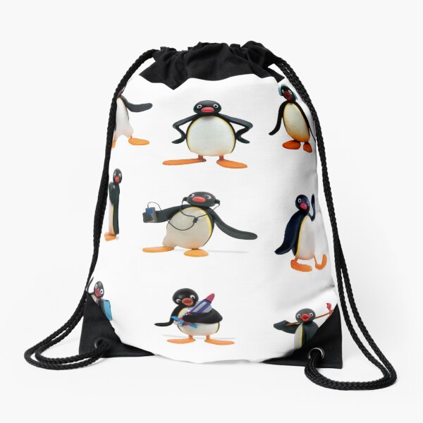Penguin Drawstring Bags | Redbubble