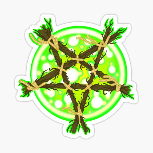 "Glowing Pentagram" Sticker for Sale by HKeyser | Redbubble