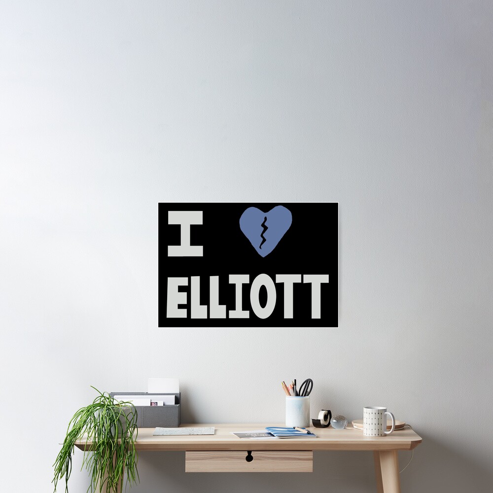 "Elliott Smith Tribute - I Broken Heart Elliott" Poster for Sale by ...