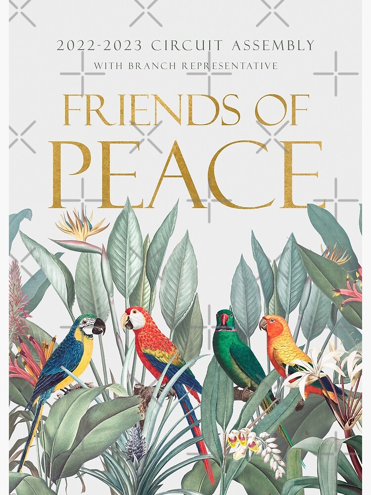 "Friends of Peace (Tropical Parrots)" Poster for Sale by ...