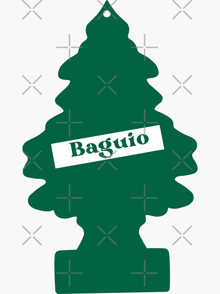 "BAGUIO PINE TREE FILIPINO STICKER POCKET DESIGN" Sticker for Sale by ...