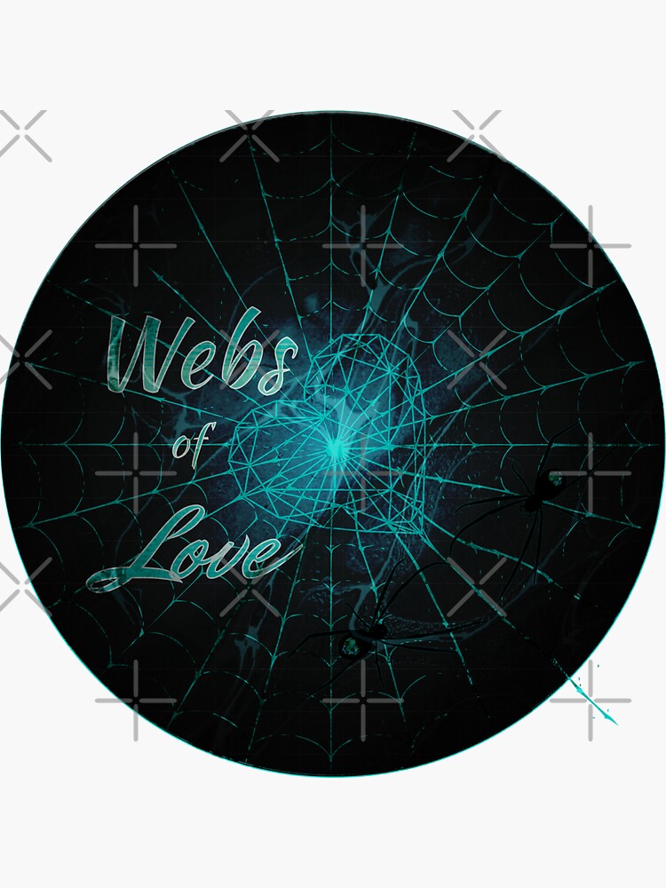 "Spider Webs of Love - Frost" Sticker for Sale by MythikCreationz ...