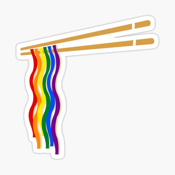"Special Noodle" Sticker for Sale by LGBT-Art-Design | Redbubble
