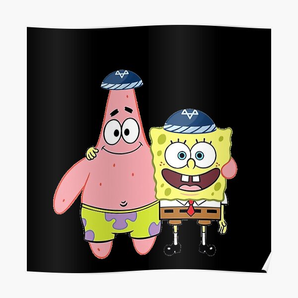 "Jüdischer SpongeBob" Poster von marisaj4488 | Redbubble