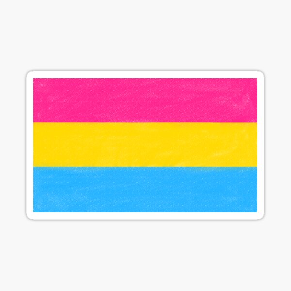 Pansexual Pride Flag Sticker For Sale By Existentialcrab Redbubble