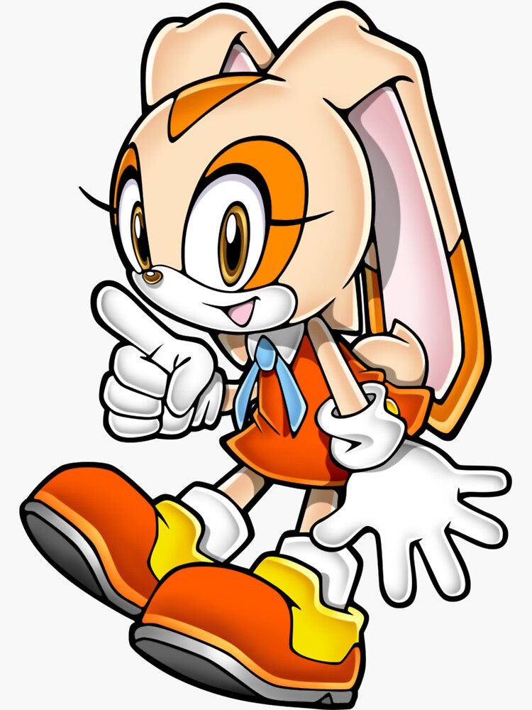 "Cream the rabbit" Sticker for Sale by Dollarex | Redbubble