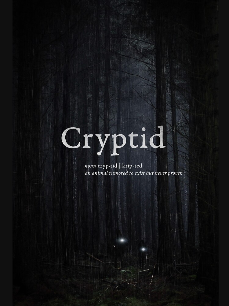 "Cryptid "Definition" Image" T-shirt for Sale by CryptidLLC | Redbubble