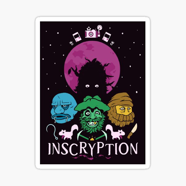 "Inscryption " Sticker for Sale by JTonyStore | Redbubble