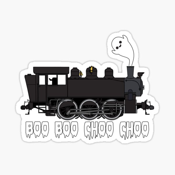 "Boo Boo Choo Choo" Sticker for Sale by Loco-Station | Redbubble