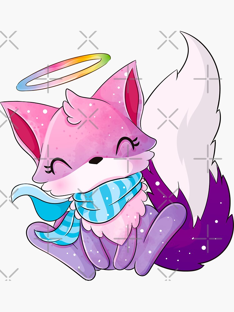 "So lovely, lucky fox" Sticker for Sale by SholtzDesign | Redbubble
