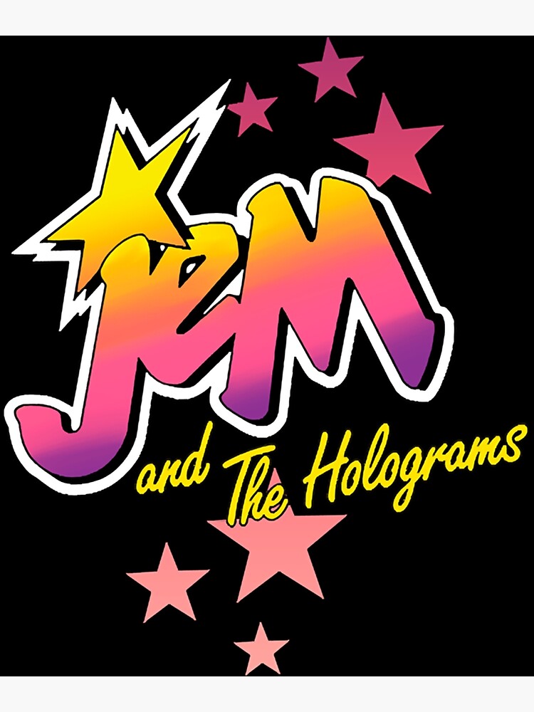 "Jem and The holograms logo " Poster for Sale by Nibbless507 | Redbubble