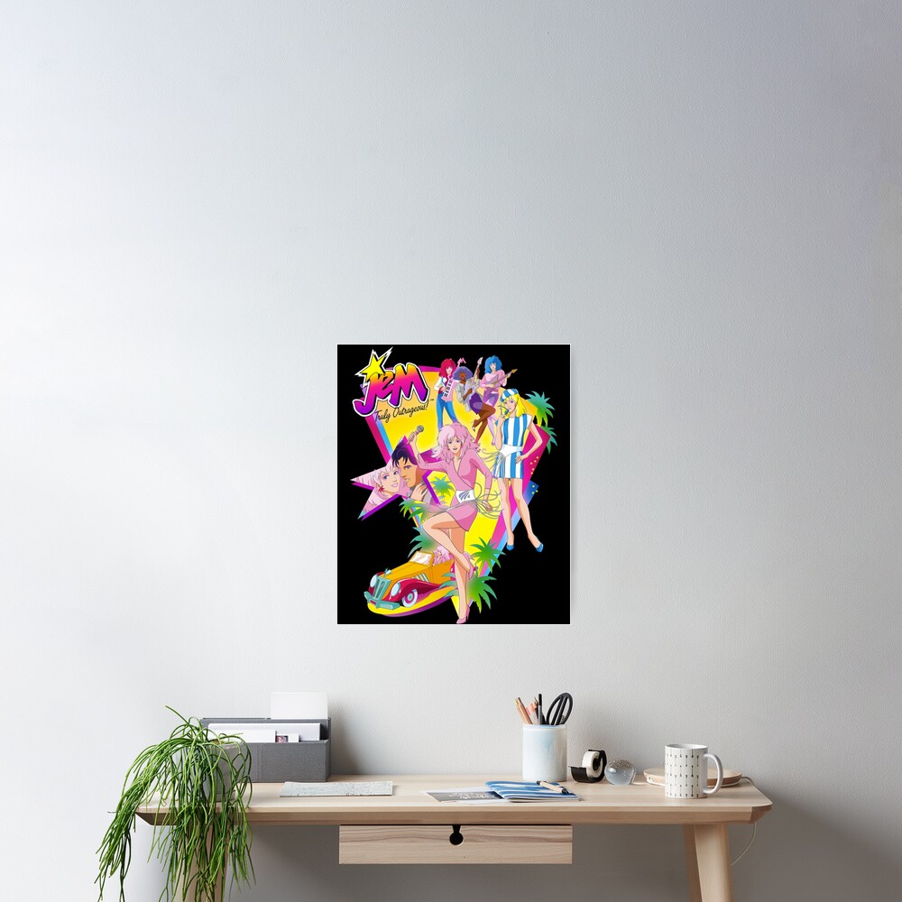 "Jem and the holograms Fitted " Poster for Sale by Nibbless507 | Redbubble