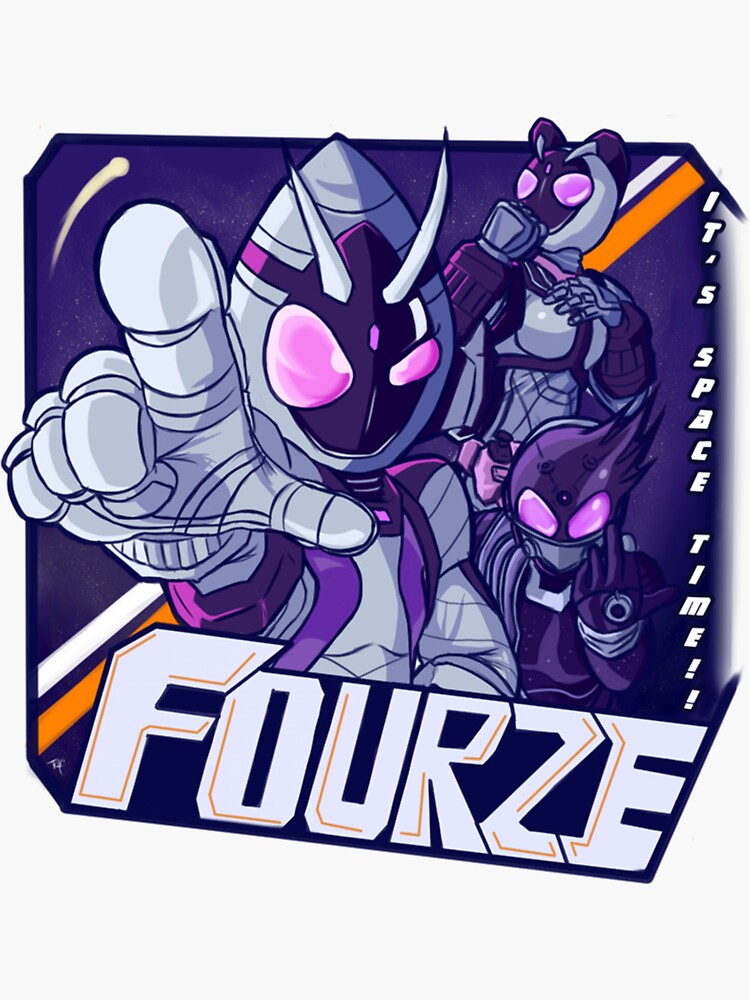 "Grab onto Space ! ! [ Kamen Rider Fourze ] " Sticker for Sale by ...