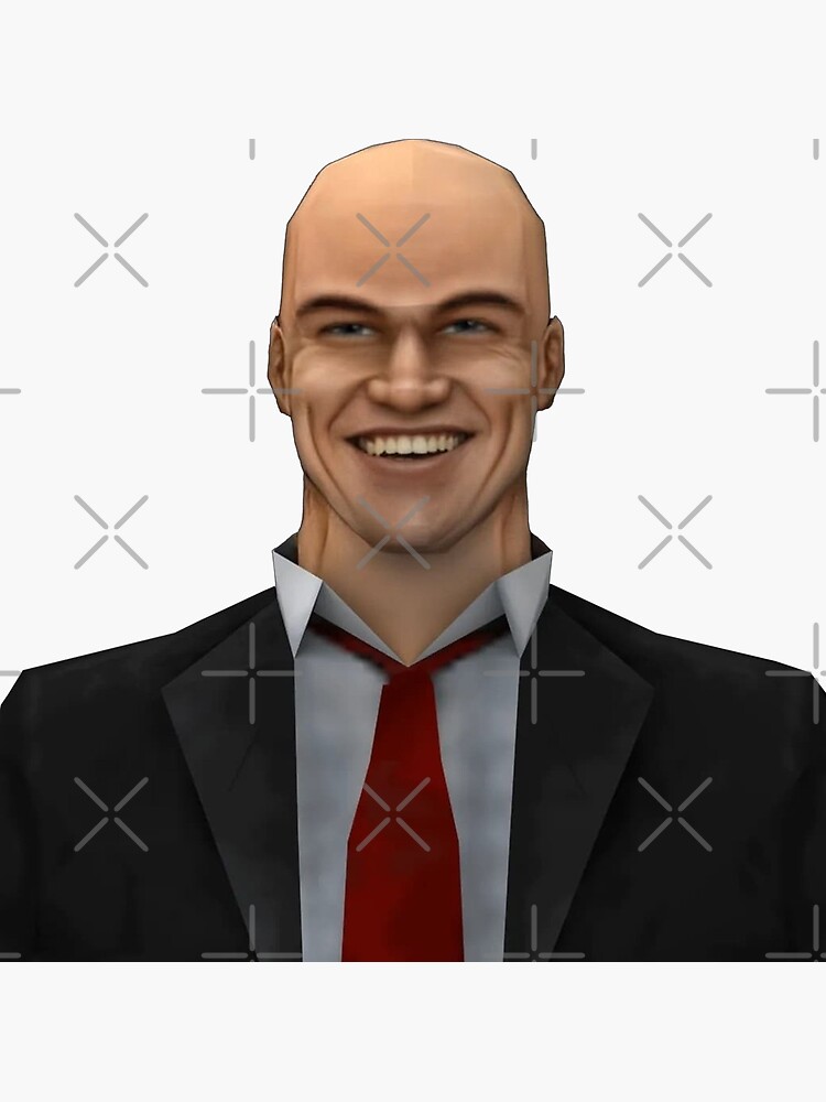 "Smiling 47" Sticker for Sale by baconmaster2890 | Redbubble