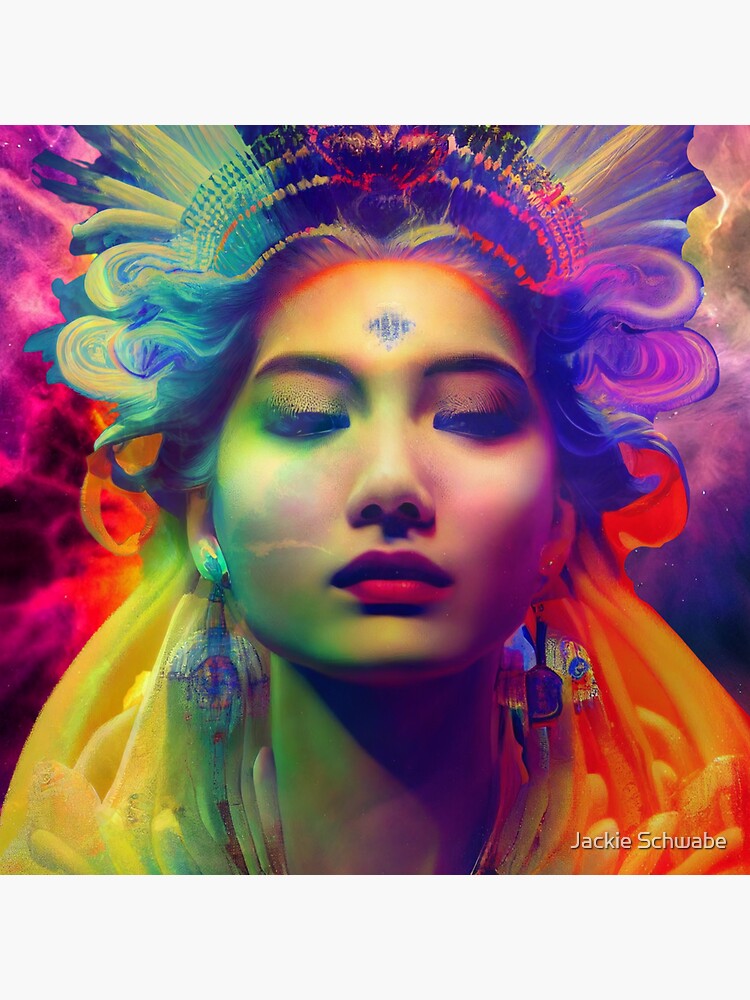 "Wind Spirit Goddess - Blowing Joy into Every Color of the Rainbow ...