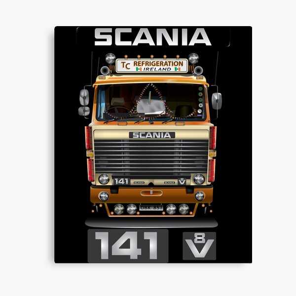 "irish Scania truck digitally created in high detail and period livery ...