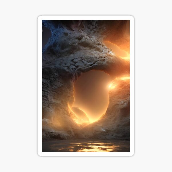 "The Portal Of Ash" Sticker for Sale by RosaRena | Redbubble